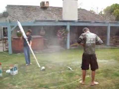 Potato Launcher + Flour - YouTube