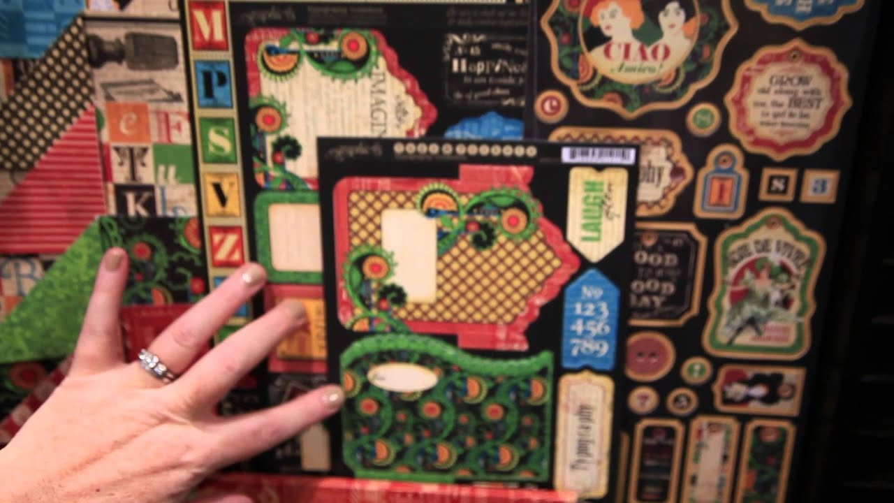 Graphic 45 Typography - YouTube