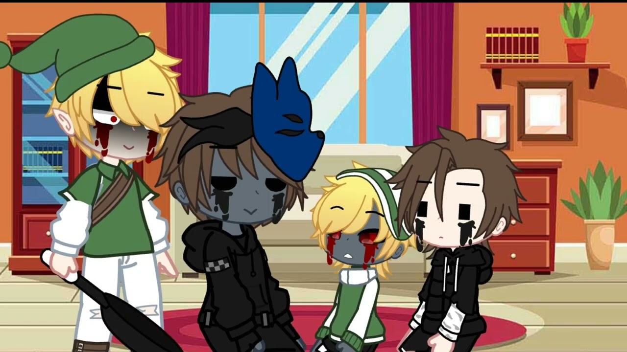 Eyeless Jack x Ben Drowned || The Family of Eyelss Jack x Ben Drowned 💚 ...