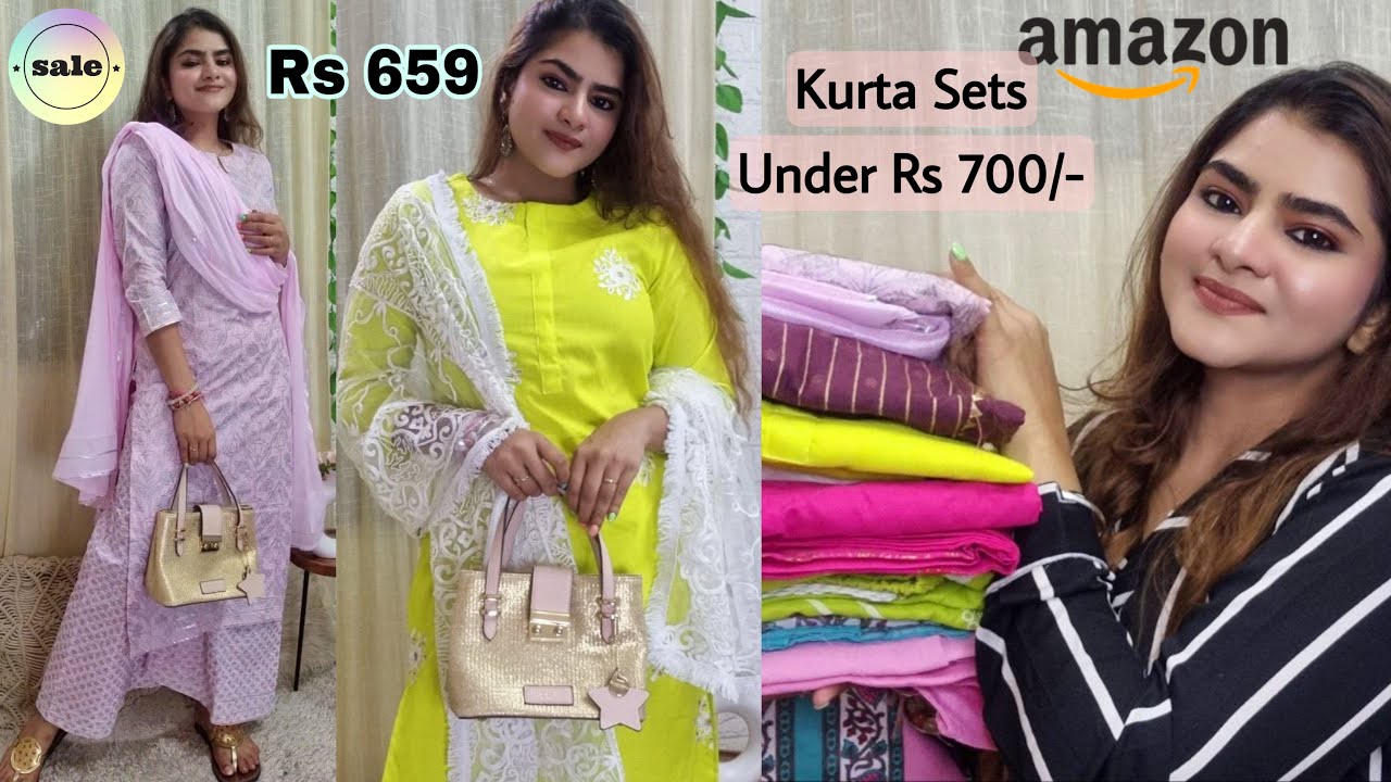 Festive kurta sets Under RS 700 | Kurta & Dailywear sets Haul | Amazon ...