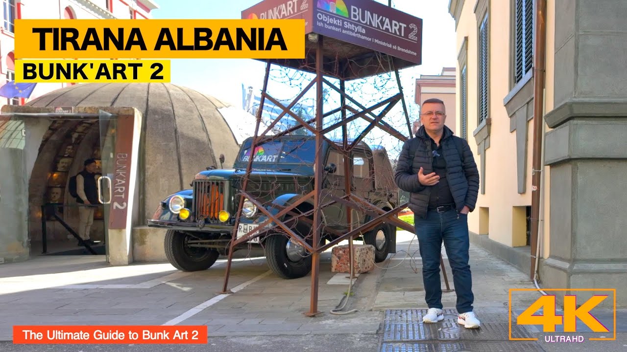 TIRANA ALBANIA 🇦🇱 BUNK'ART 2🫣 ALBANIAN HISTORY IN A MUSEUM BUNKER [4K ...