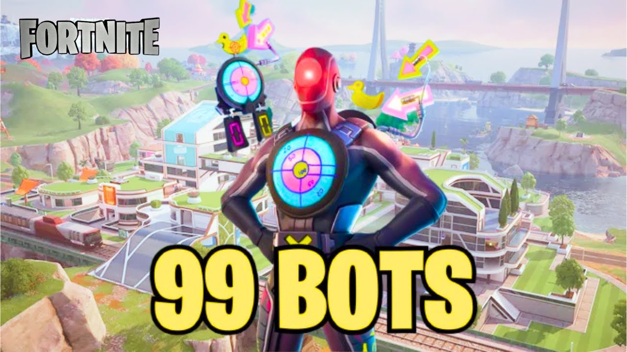COMO JOGAR CONTRA BOTS NO FORTNITE! (Modo Treino Bot Lobby) - YouTube