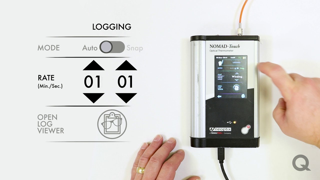 Neoptix Nomad Touch Thermometer - Precise and Portable Temperature ...