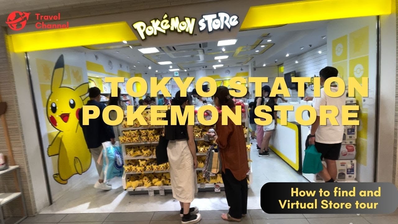 「4K HDR」Tokyo: Tokyo Station Pokémon store - YouTube
