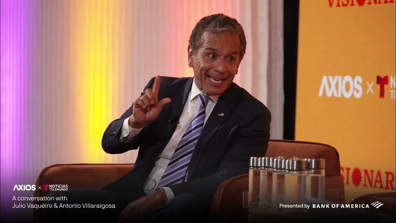 Axios Visionarios 2024: Antonio Villaraigosa & Julio Vaqueiro - YouTube
