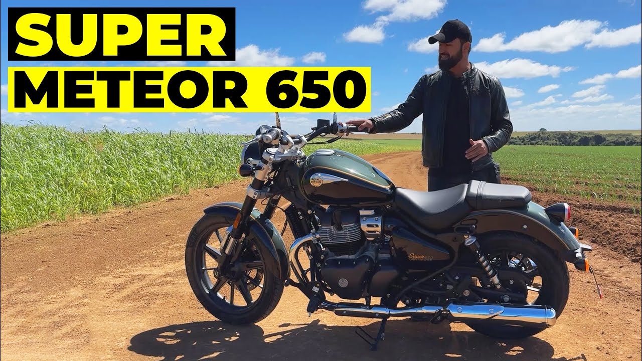 SUPER METEOR 650: Aceleramos a nova cruiser da Royal Enfield no Brasil ...