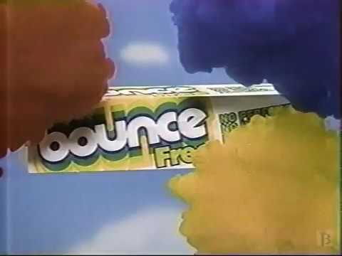 Bounce Free Dryer Sheet Commercial 1990 - YouTube