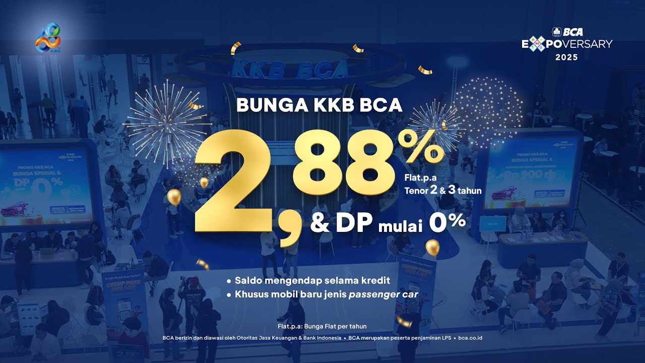 #SekarangWaktunya Nikmati Bunga Spesial KKB BCA di BCA Expoversary 2025! - YouTube