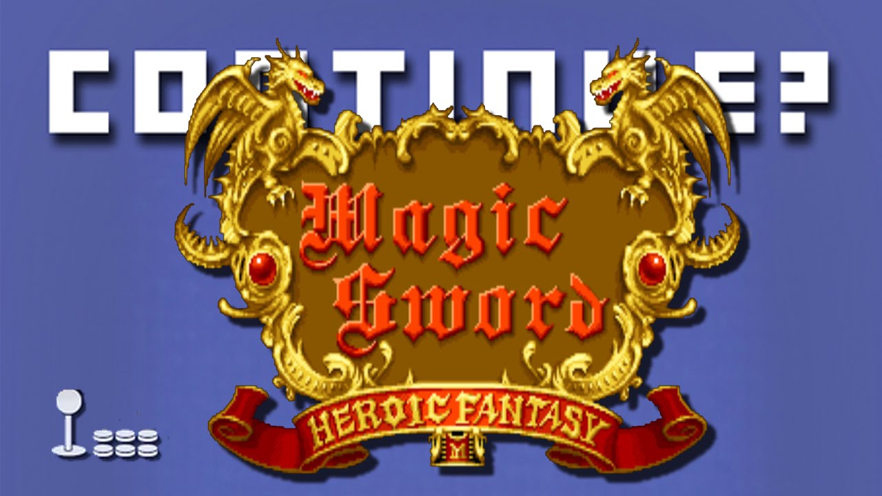 Magic Sword (Arcade) - Continue? - YouTube