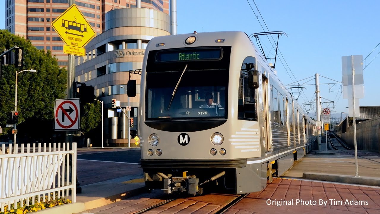 LA MTA P2550 on the Gold line【鉄道走行音】 - YouTube