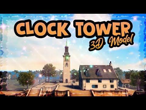 Free Fire 3D Model Free || Clock Tower 3D Model || Omaxx FF || Prisma ...