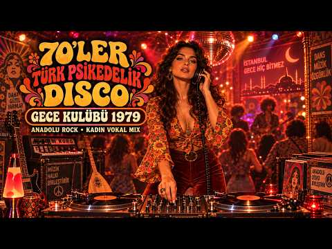 70’ler Türk Psikedelik Disco 🪩 Anadolu Rock & Kadın Vokal Mix