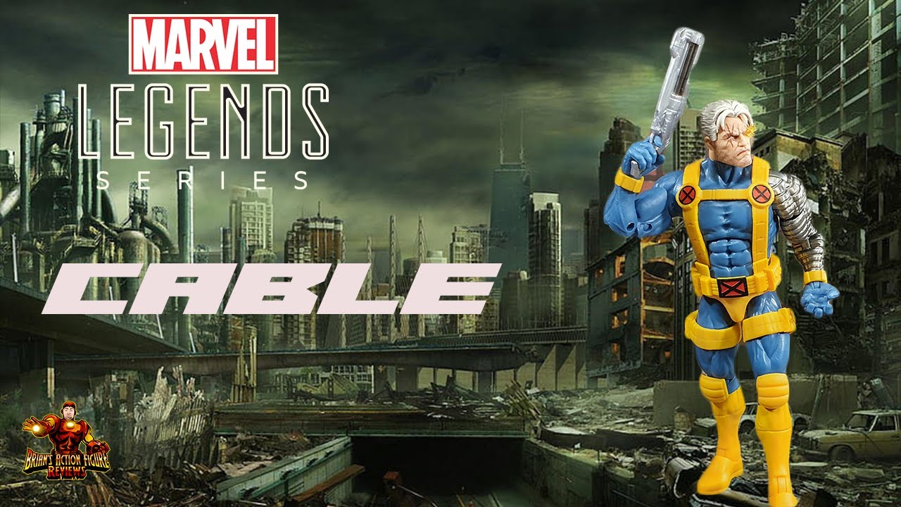 Marvel Legends CABLE action figure review ZABU BAF WAVE - YouTube
