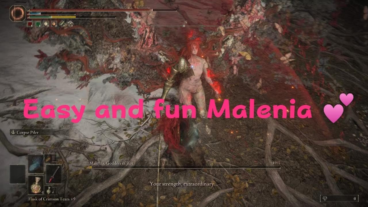 Elden Ring, Malenia vs pure Dex build with Mimic Tear - YouTube