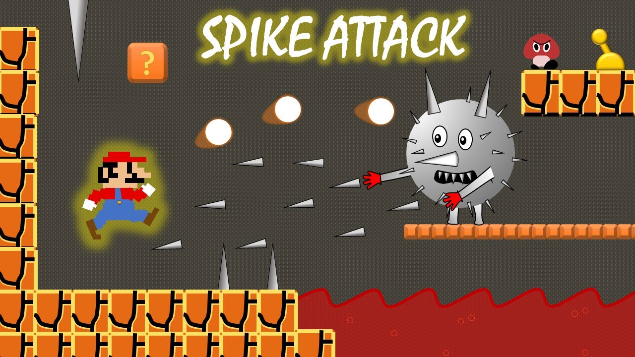 Mario vs the Spikes in Spike World ^_^ - YouTube