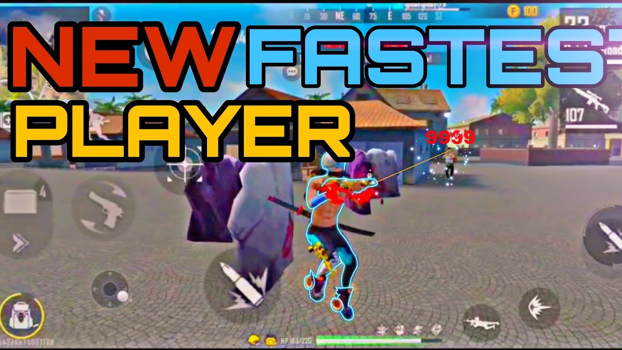 NEW FASTEST PLAYER OF MOBILE🔥#FREE FIRE - YouTube