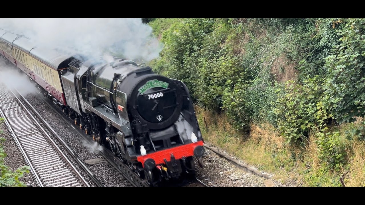 70000 Britannia Steam Locomotive ( Steam Dreams ) at South Darenth 4K ...