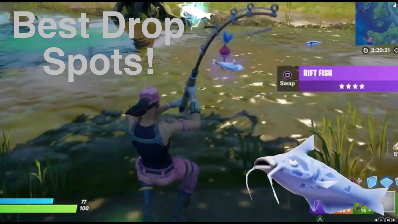 Best Drop Spots For Rift Fish│Fortnite Season 5 - YouTube