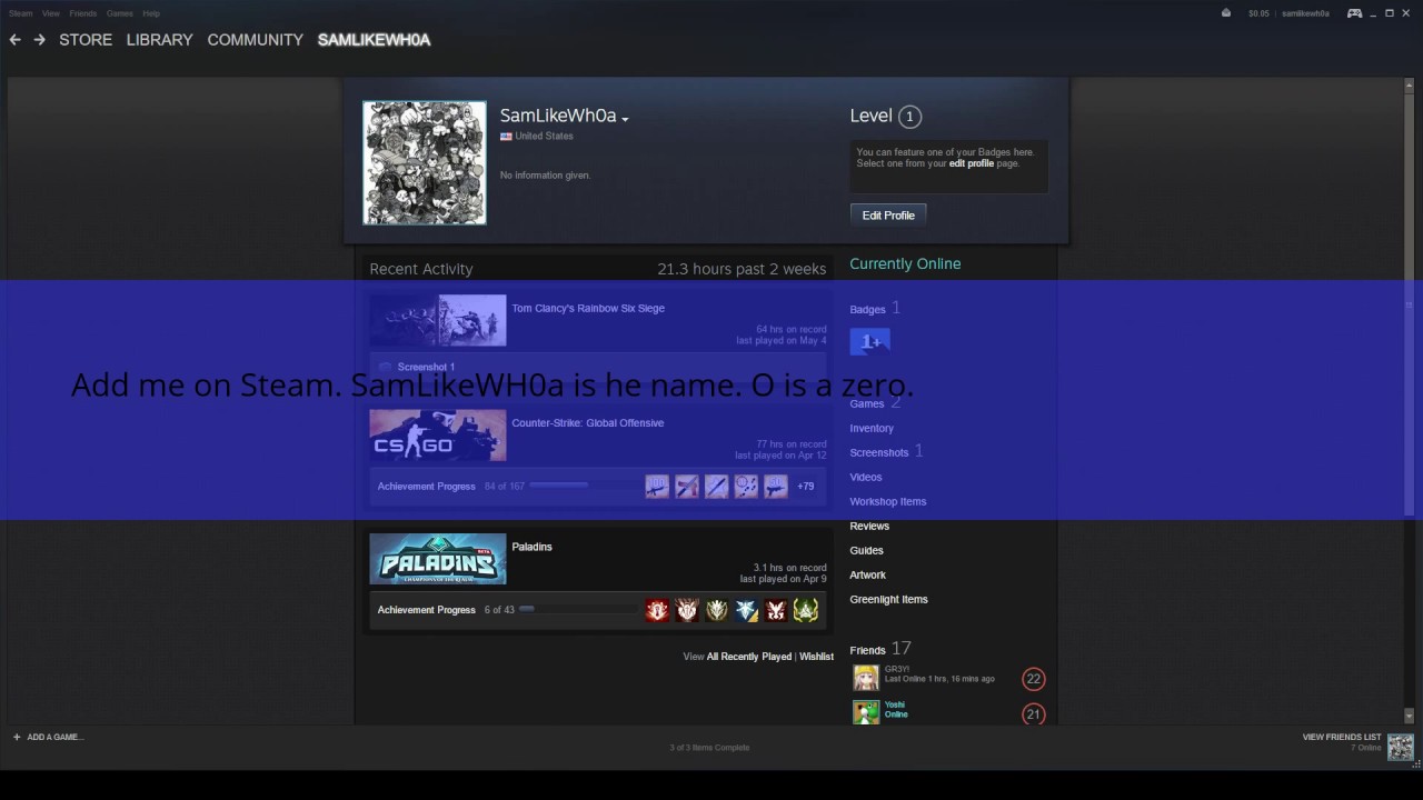 Add Me On Steam - YouTube