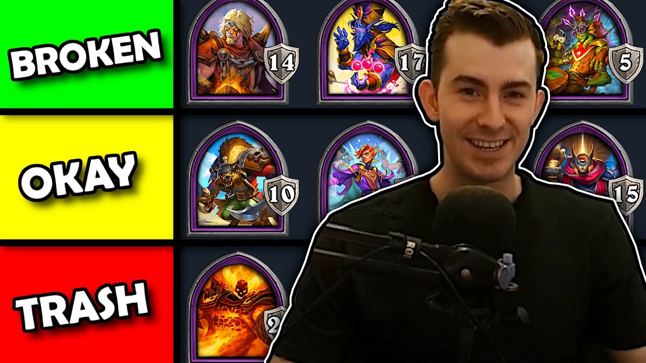 Hero Tier List! | BUDDIES PATCH | Hearthstone Battlegrounds Guide - YouTube