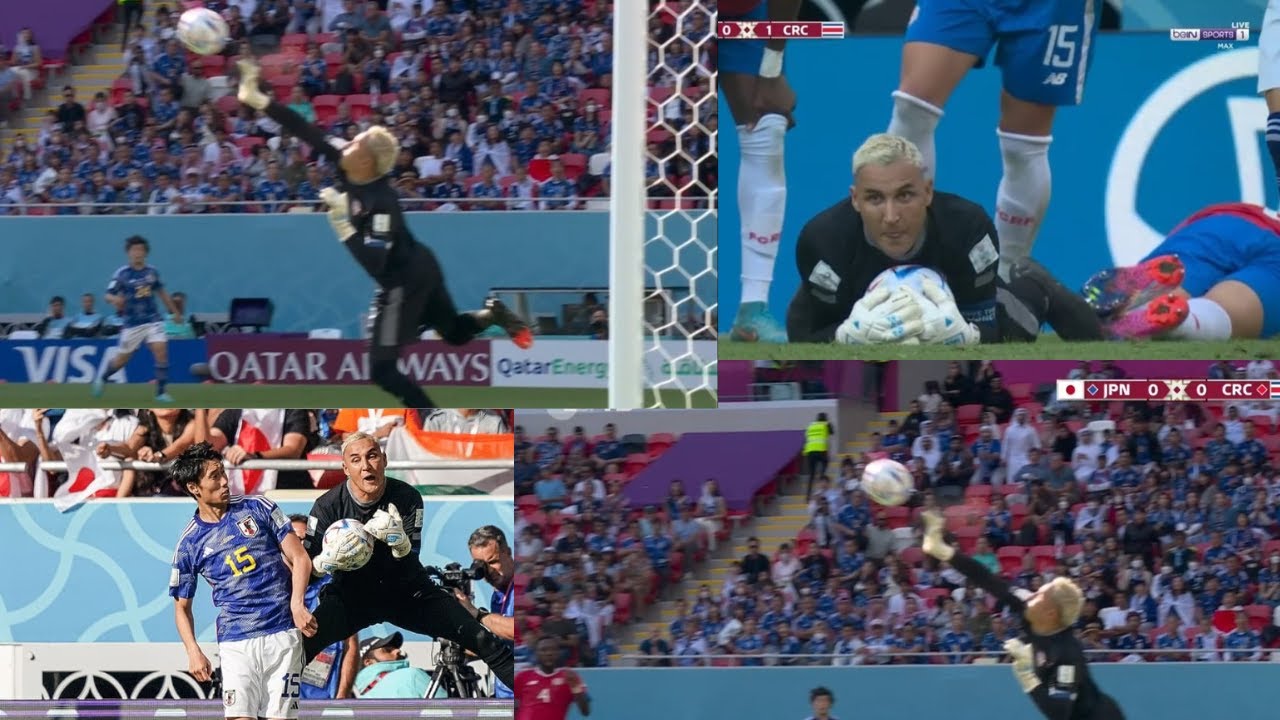 Keylor Navas Super Save Against Japan | Japan Vs Costa Rica 0-1 ...