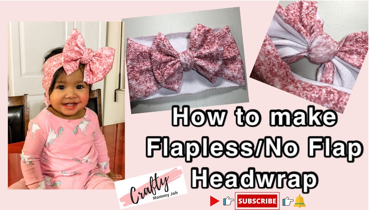 How to make No Flap/Flapless Headwrap - YouTube