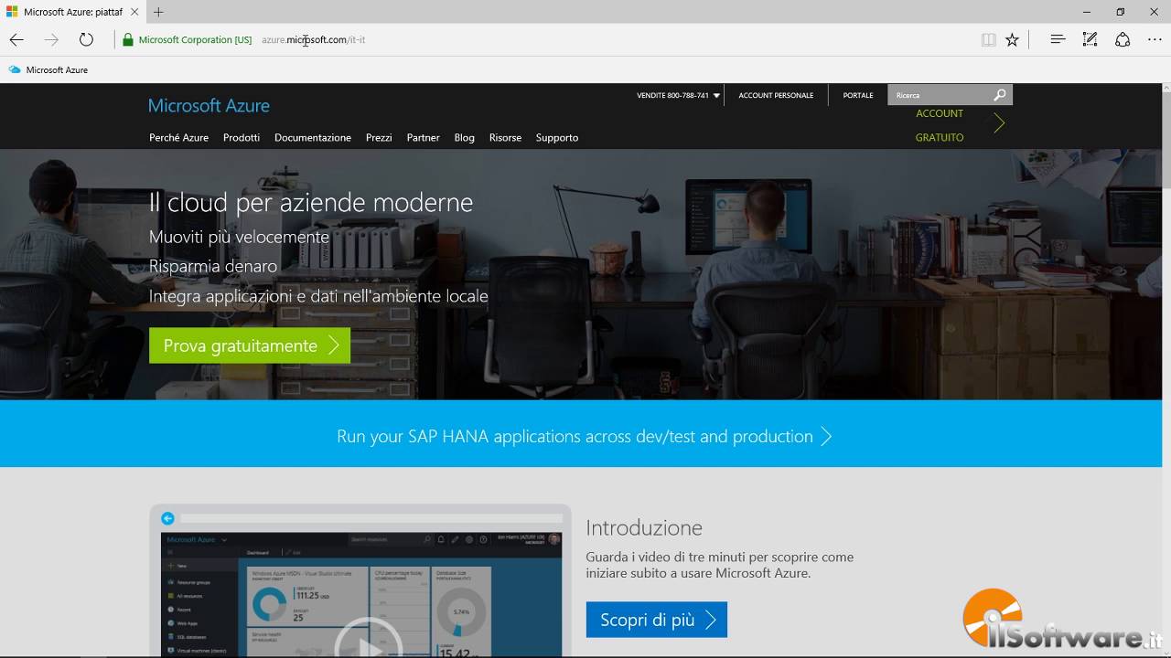Azure, dall'attivazione della trial alla scoperta del portale - YouTube