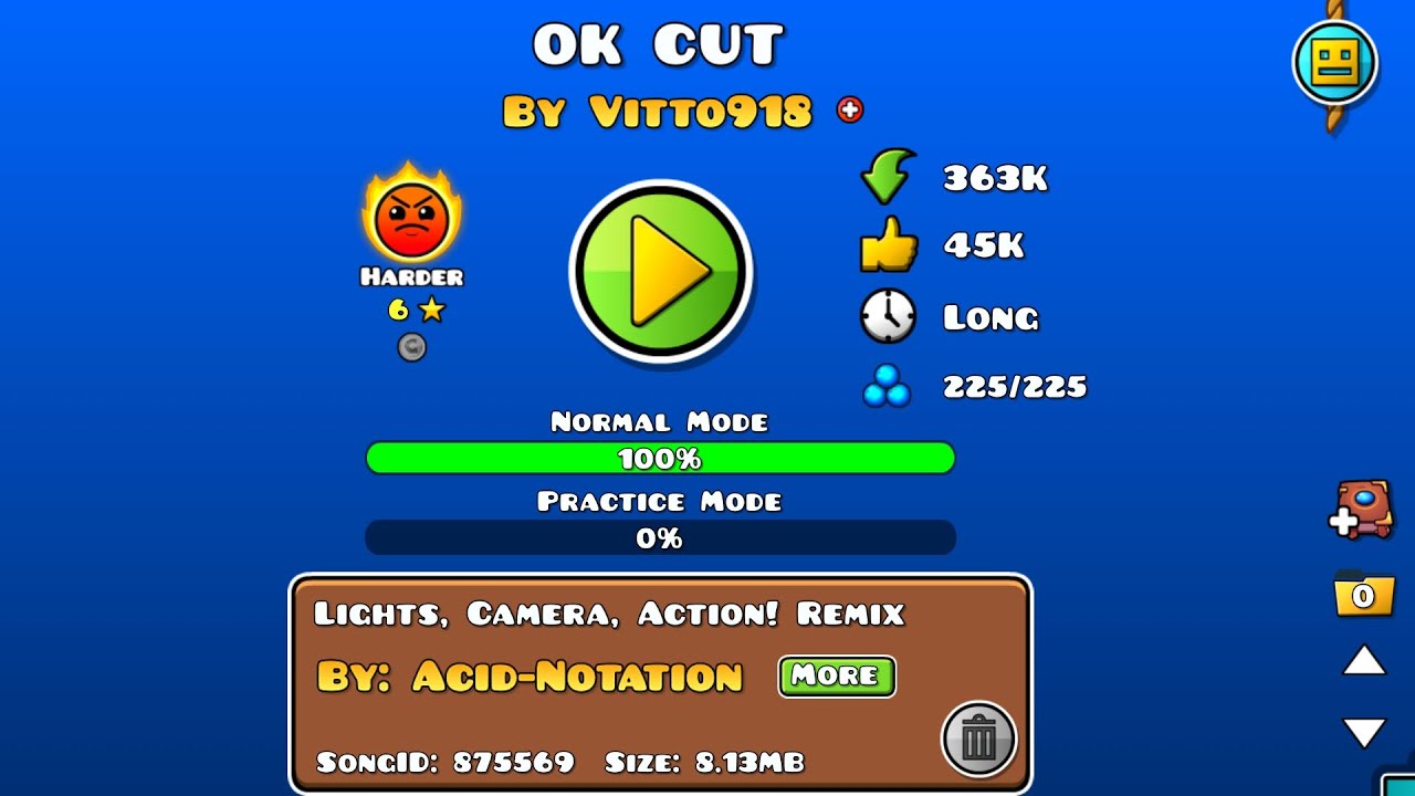[Ok Cut] by Vitto918 | Geometry Dash 2.2 - YouTube