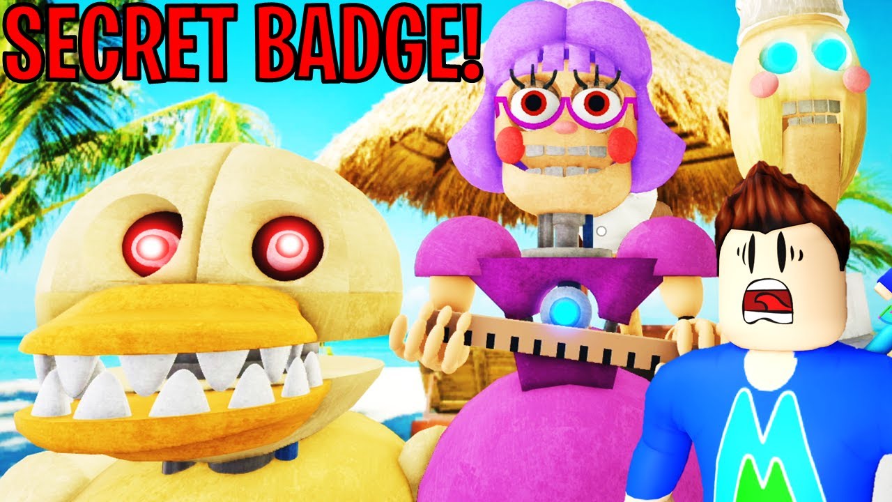 HOW TO UNLOCK SECRET BADGE! ROBLOX Miss Ani-Tron's Detention! (SCARY ...