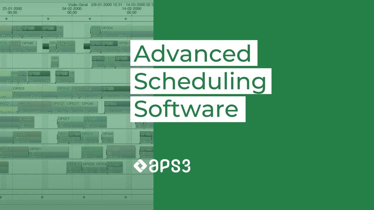 Opcenter APS (Preactor): Programação da Produção (Scheduling) - YouTube