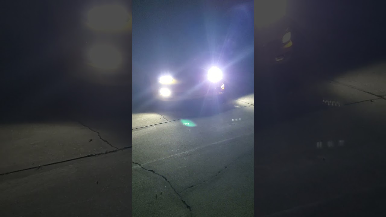 Knight Drive TV headlights night demo - YouTube