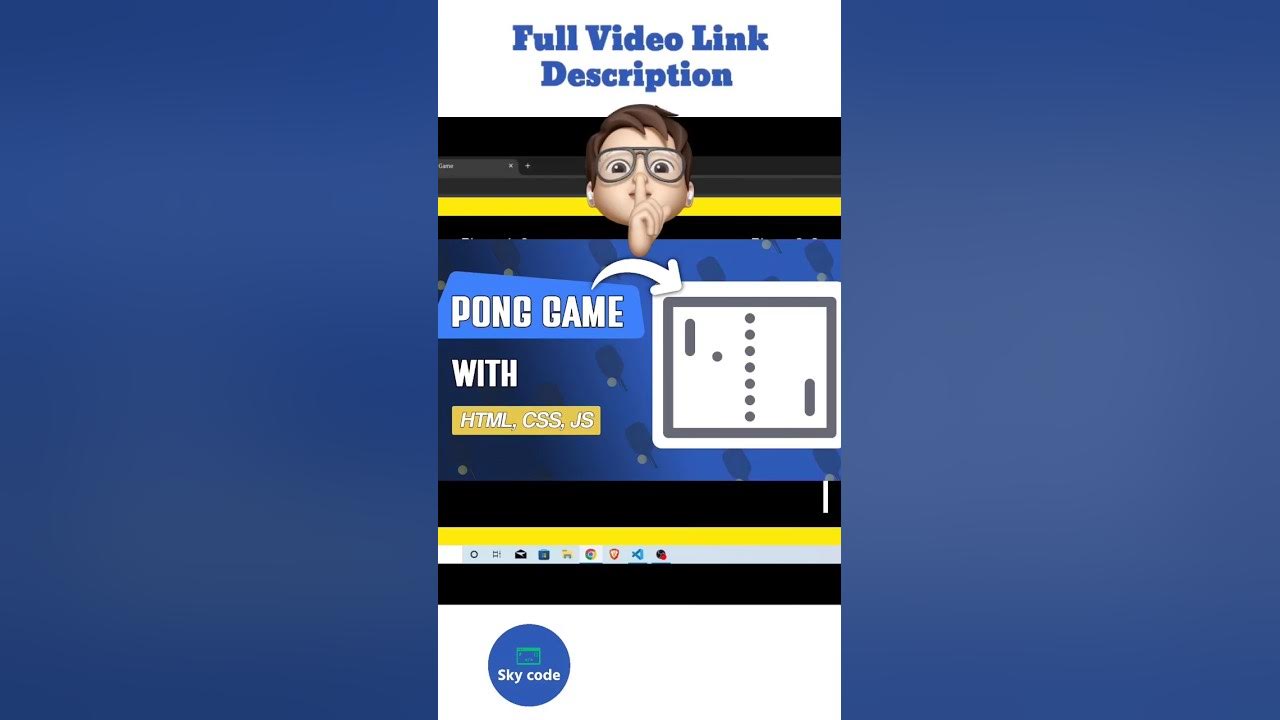 How to make Pong Game with HTML CSS Javascript - YouTube