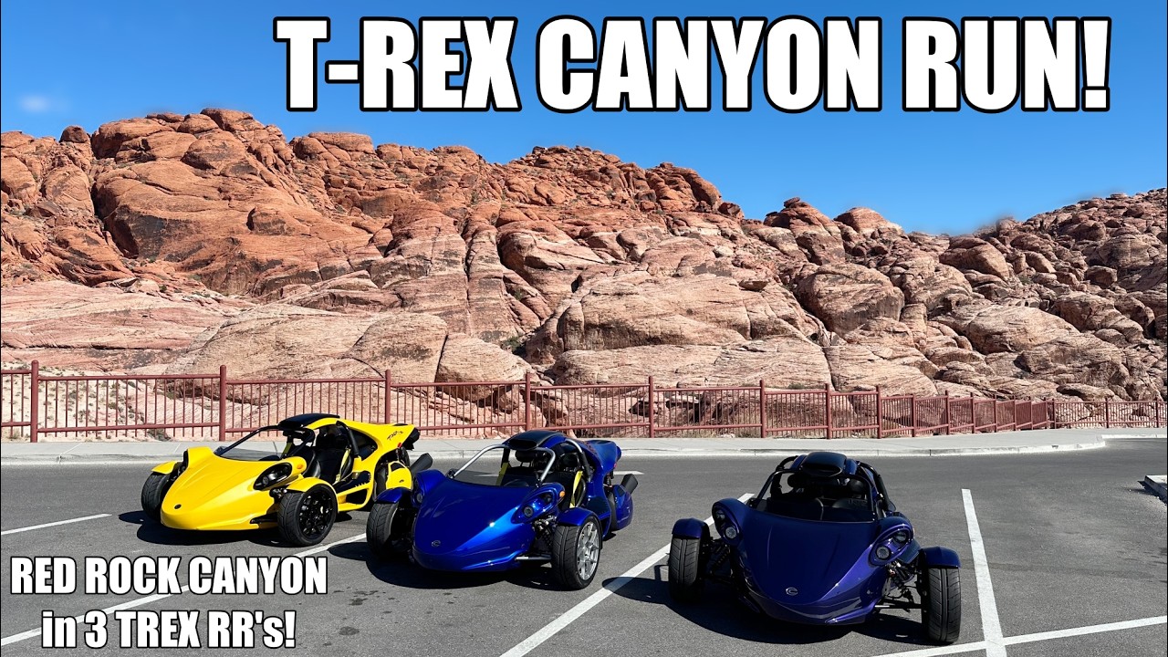 T-REX RR DRIVE THROUGH RED ROCK CANYON! - YouTube