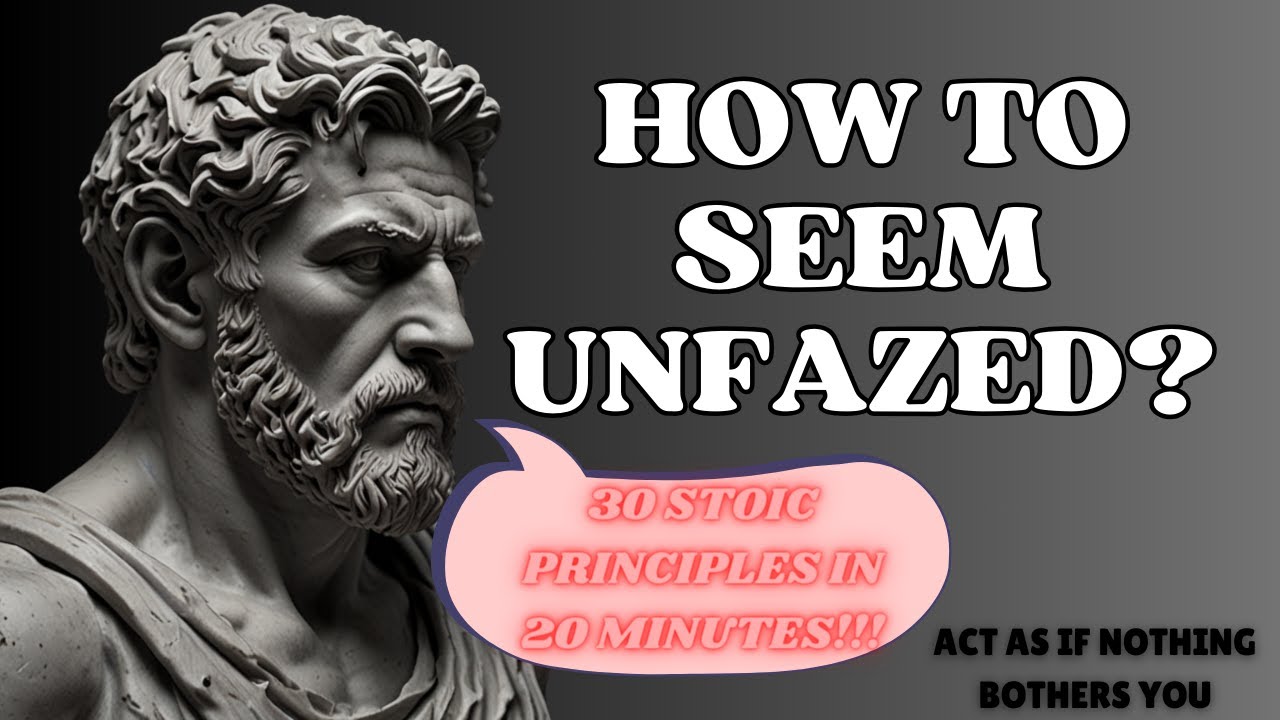 "ACT LIKE NOTHING MATTERS TO YOU" ~ Epictetus | 30 RULES 20 MINS. - YouTube