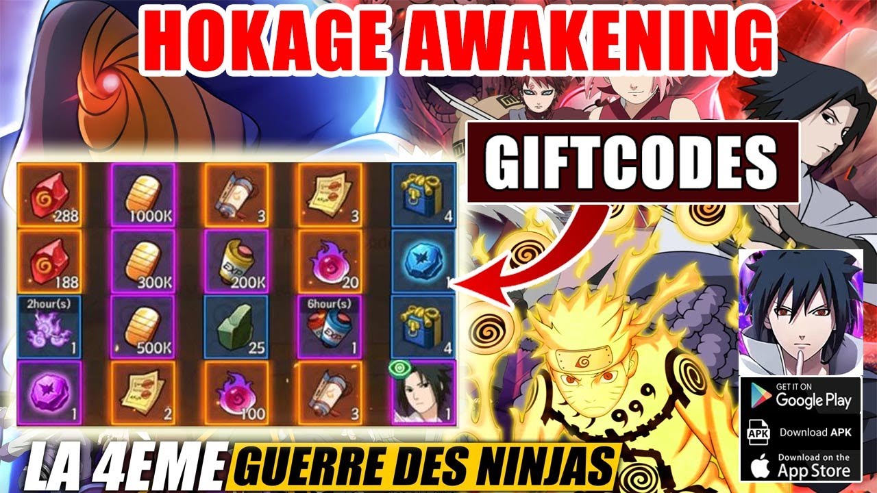 Hokage Awakening & All 5 Giftcodes | 5 Redeem Codes Hokage Awakening ...