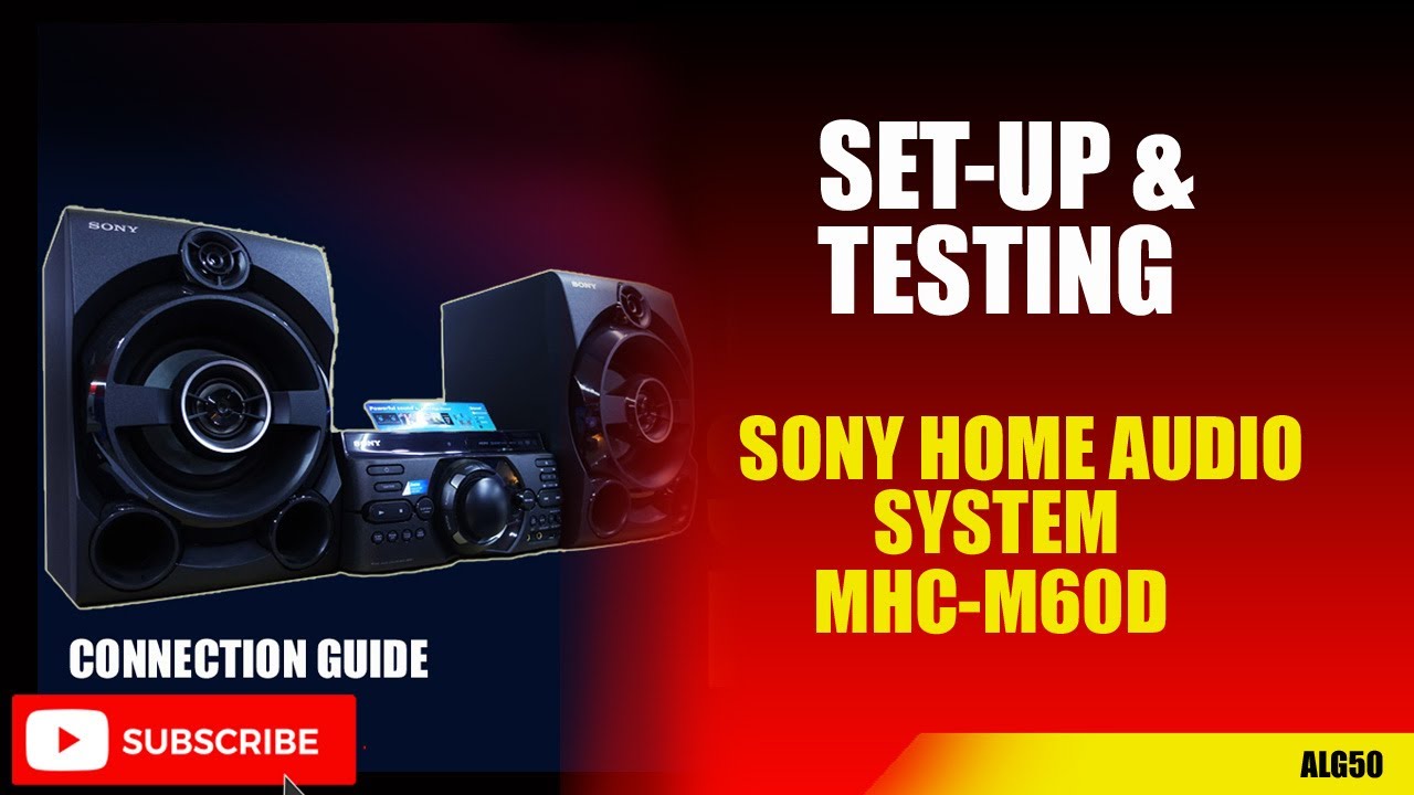 Sony MHC-M60D Mini HI-FI System..Functions and features testing. - YouTube