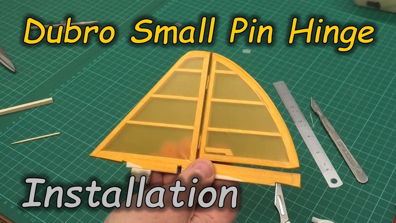 Small Du-bro Hinges - Instalation - Model Plane Building - Dubro Hinge ...