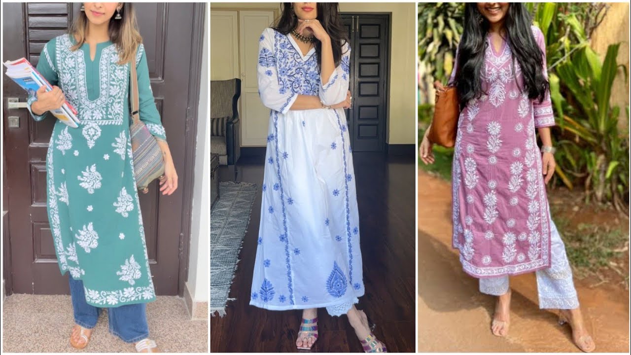 Royal & Unique Chikankari Kurti Designs You Can Try This Summer ...