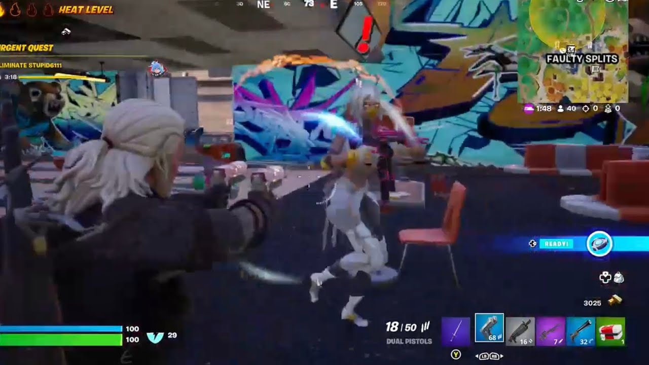 Fortnite Chapter 4 Season 1 Heist Challenge Week - Faulty Splits Female ...