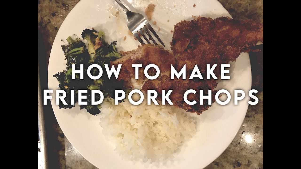 How To Make Fried Pork Chops | Asian Style - YouTube