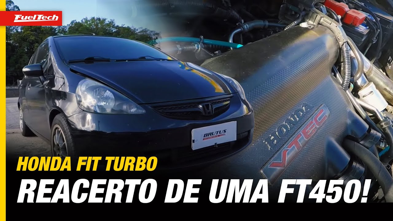 Reacerto da FT450 no Honda FIT Turbo! - YouTube
