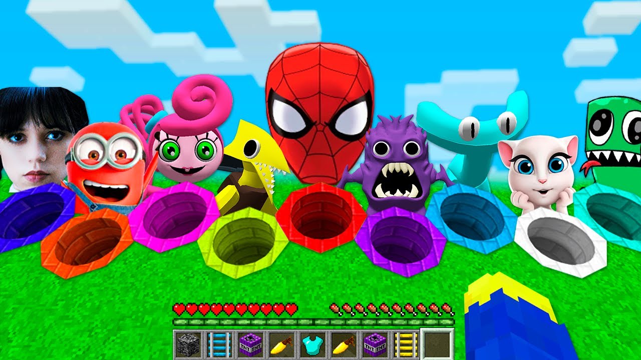 CHOOSE THE RIGHT PIT IN MINECRAFT - YouTube