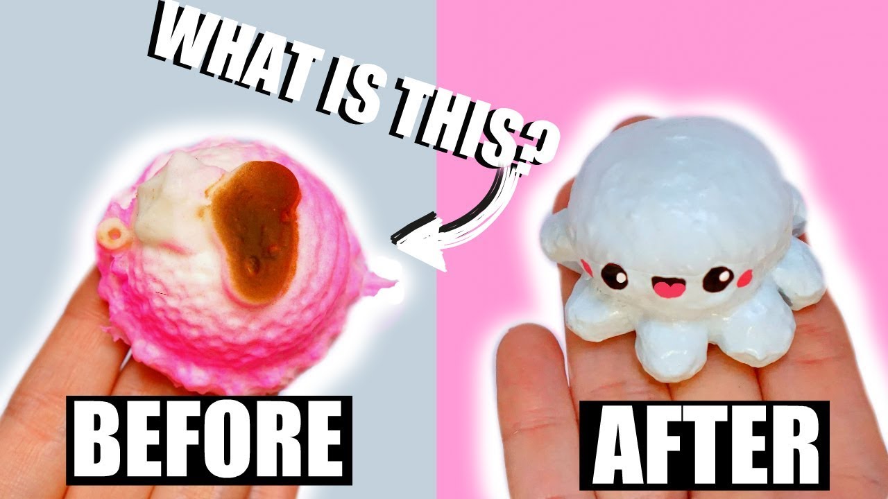 3 X MINI SQUISHY MAKEOVERS - YouTube