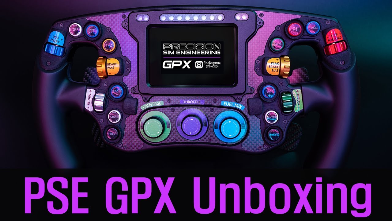 Precision sim engineering Wheel unboxing (GPX) / PSE - YouTube