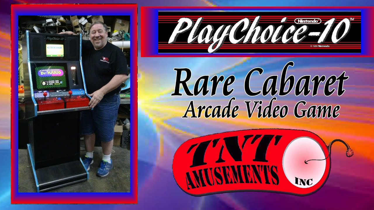 #1160 Nintendo PLAYCHOICE 10 Rare CABARET Arcade Video Game! TNT ...