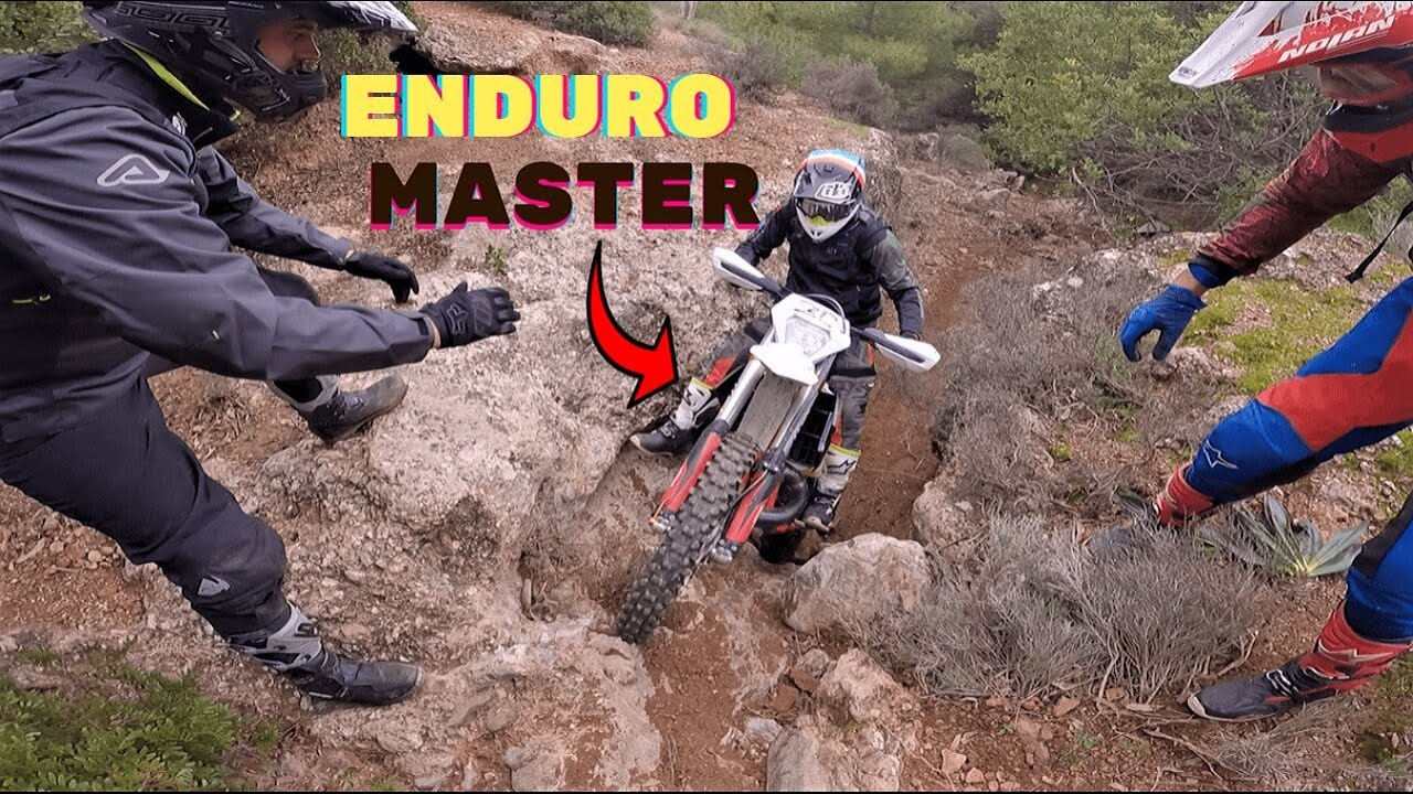 Enduro - Σκληρή προπόνηση στους βράχους - YouTube