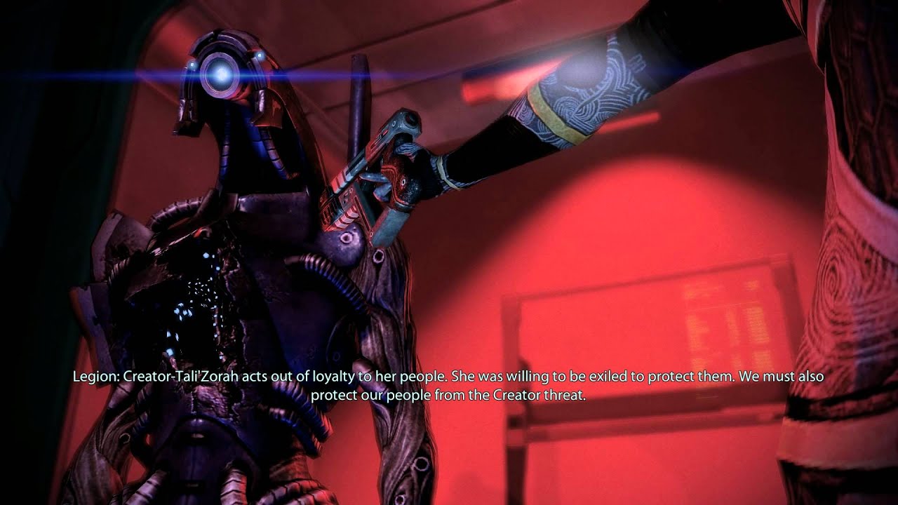 Mass Effect 2 - Tali VS Legion - YouTube