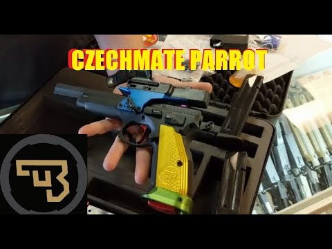 CZ Custom 75 TS Czechmate Parrot 9mm Unboxing - YouTube