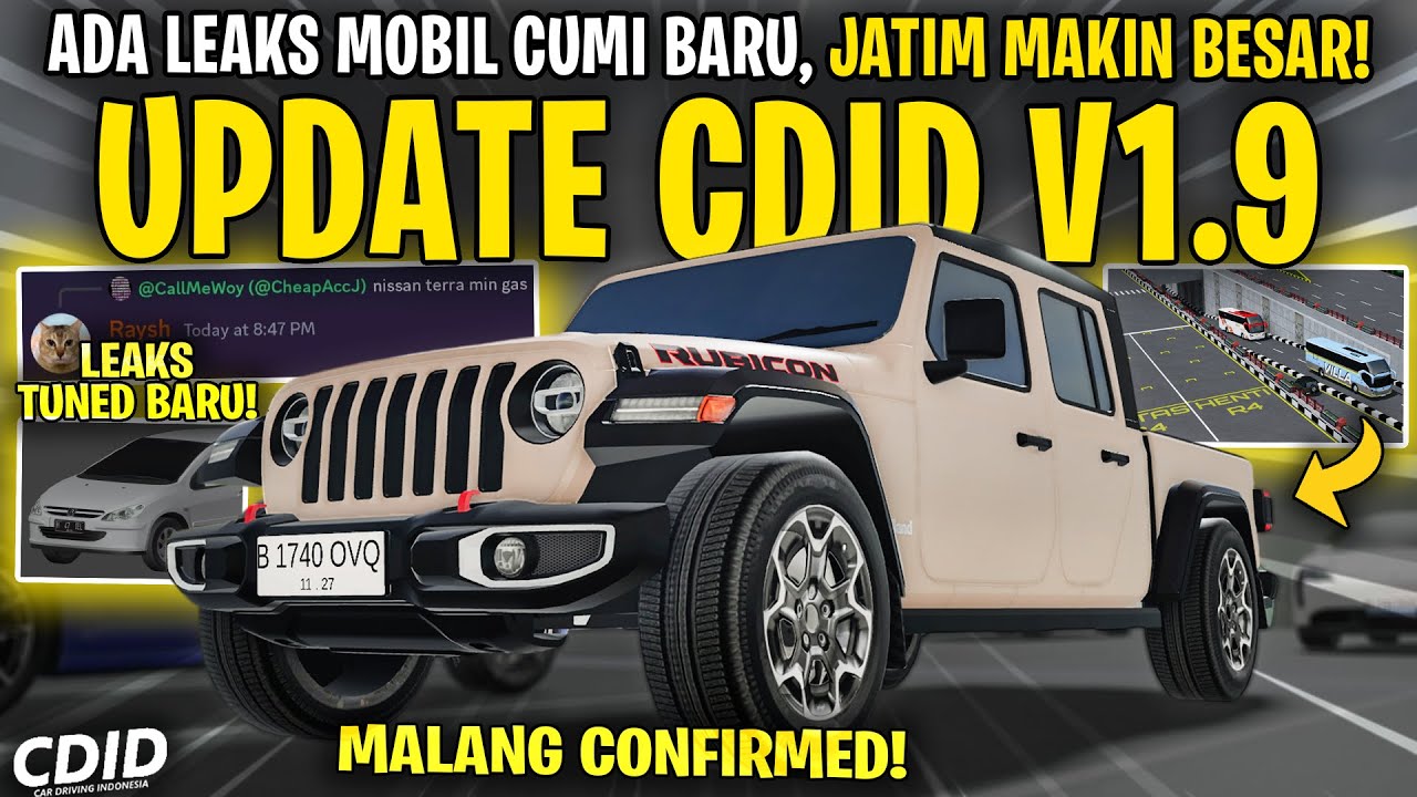REVIEW INFO MOBIL TUNED CUMI BARU DAN MAP MALANG DI UPDATE CDID V1.9 ...