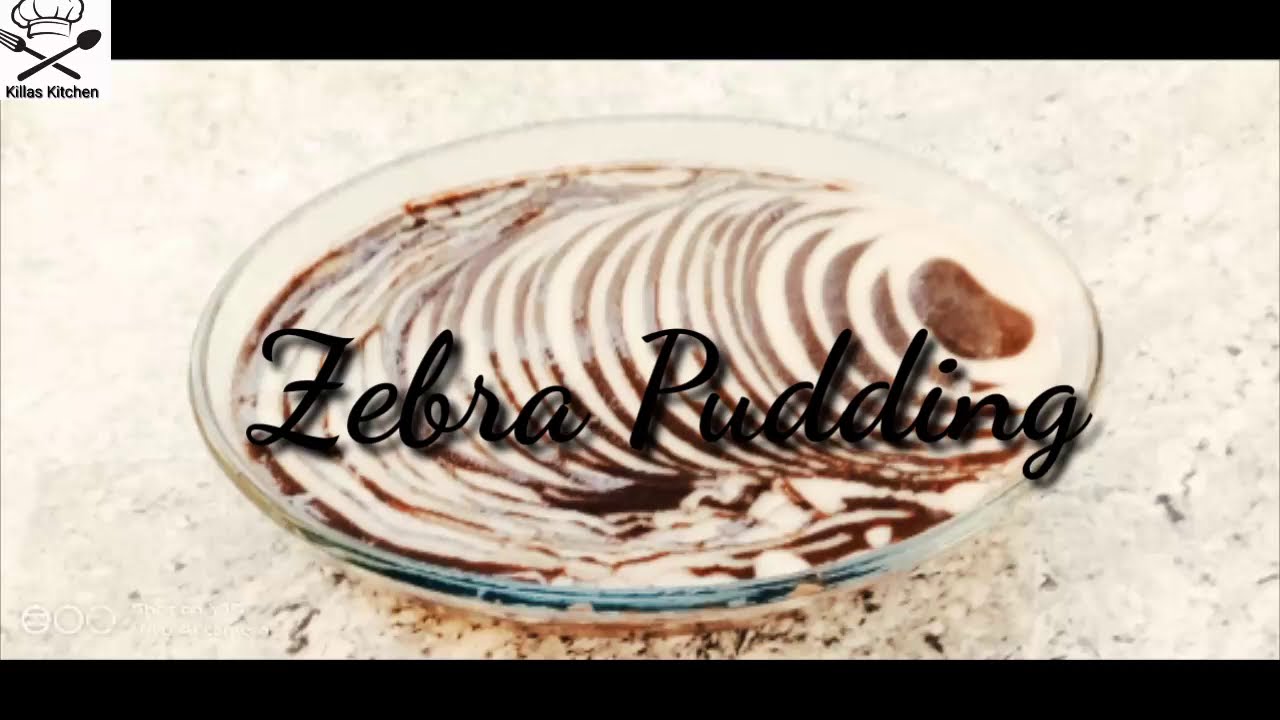 Zebra Bread Pudding - YouTube